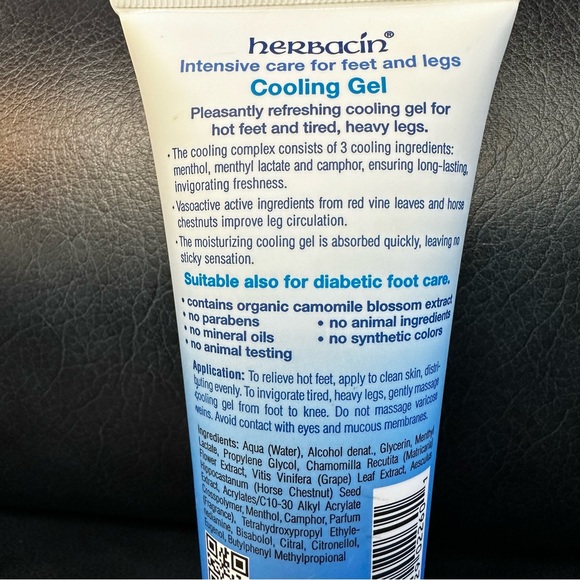 Herbasin | Bath & Body | Herbacin Foot Care Leg Lotion Cooling Gel With ...